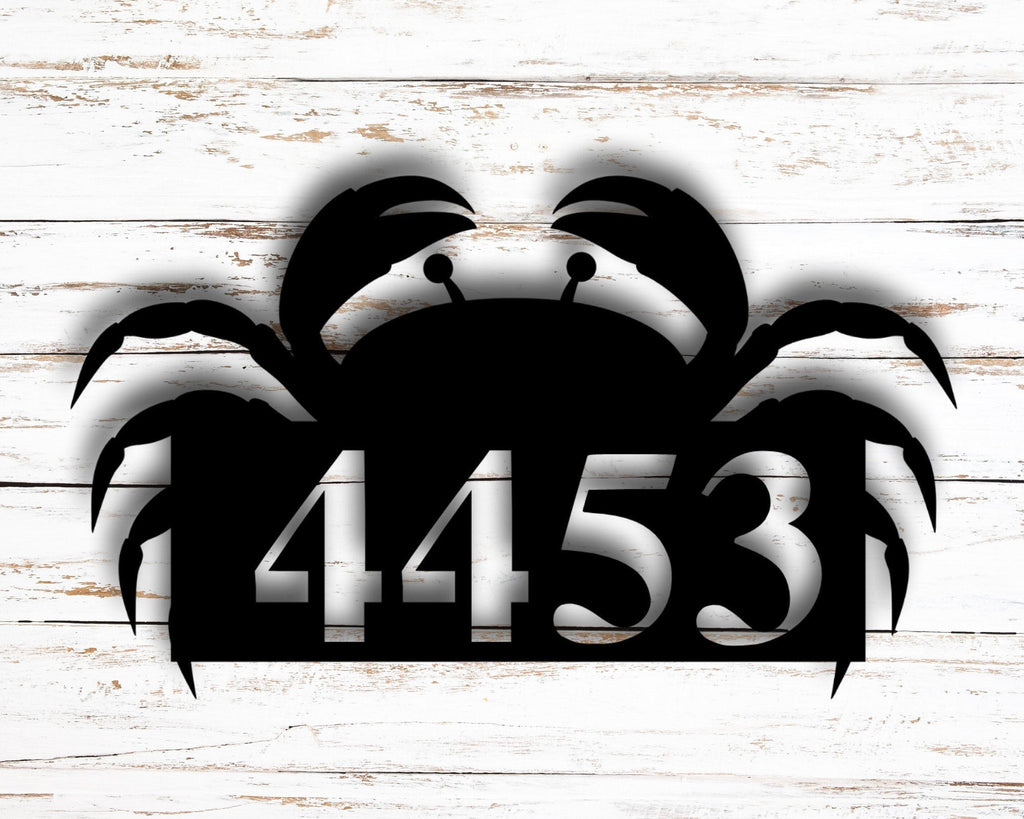 Address Sign House Numbers House Number Plaque Custom Metal Address Si ...